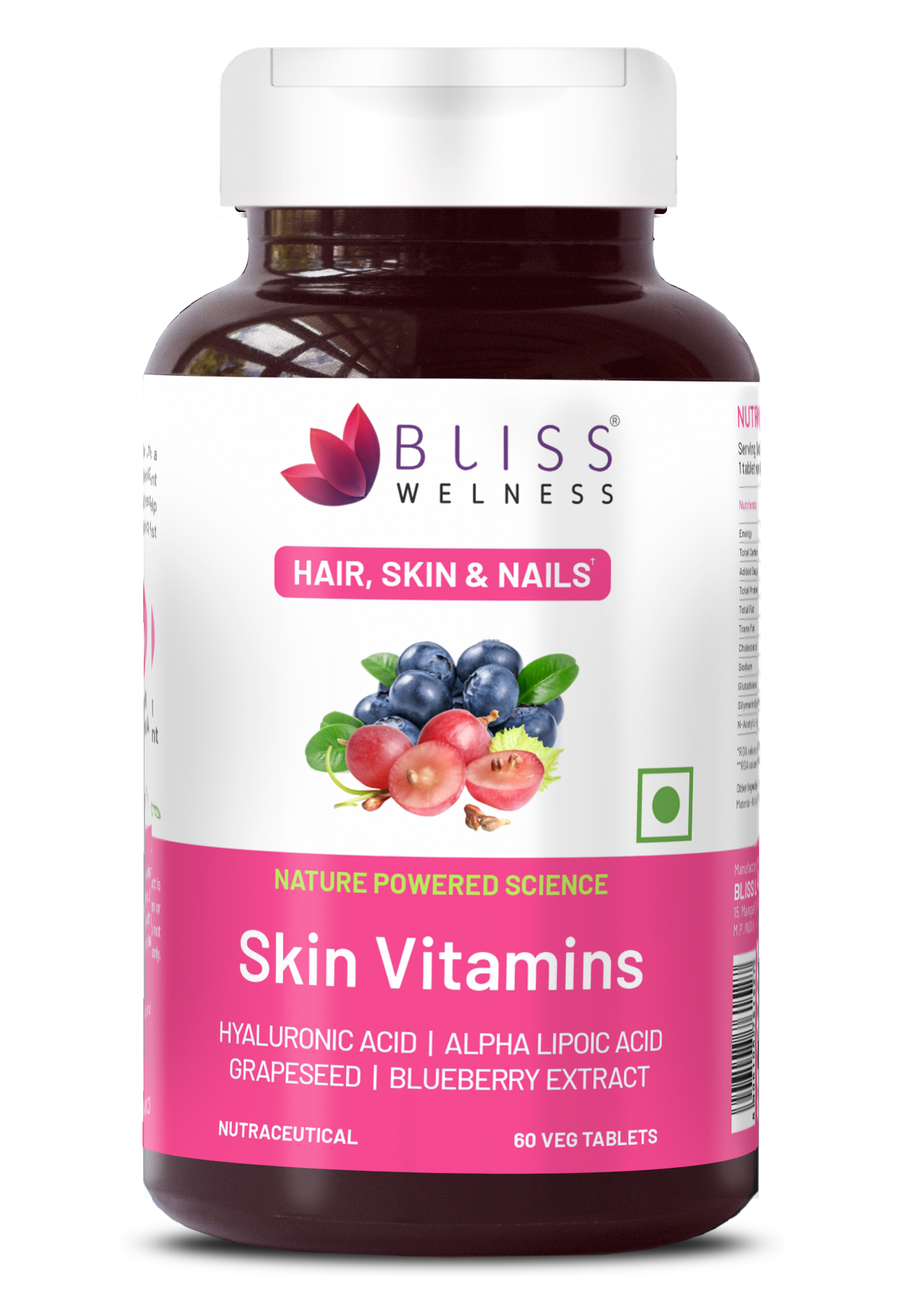 Buy Skin Vitamins with Hyaluronic Acid | Glow & Hydration – Bliss Welness
