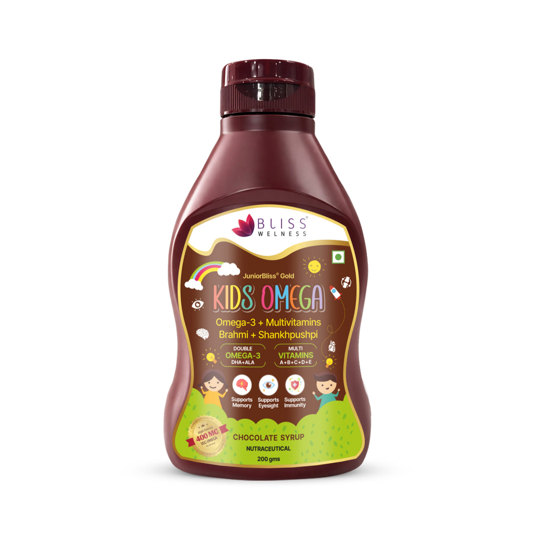 Kids Omega 3 6 9 Fatty Acid | Multivitamin Supplement - Chocolate ...