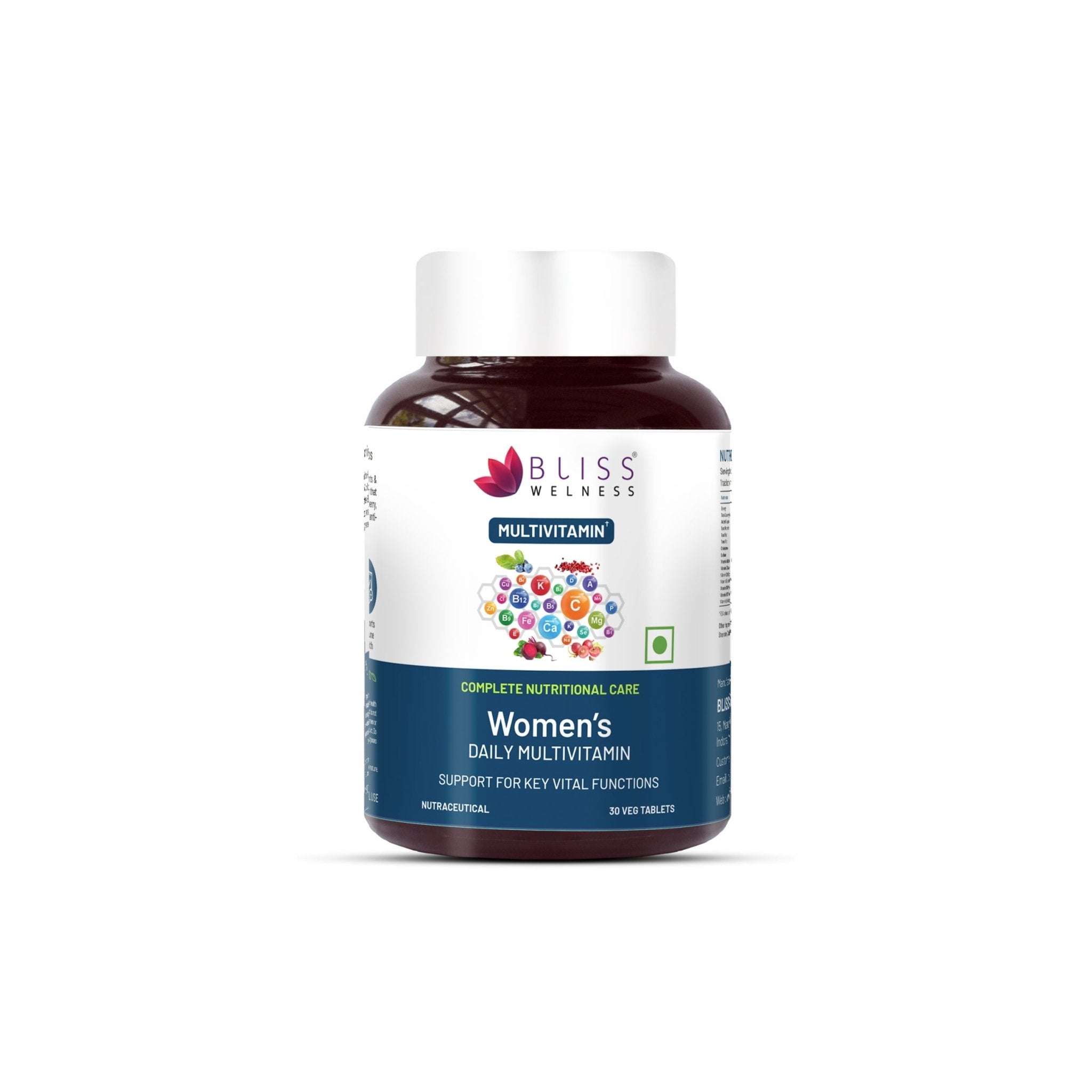 Bliss Welness VitaBliss Women's Daily Multivitamin - 30 Tablets